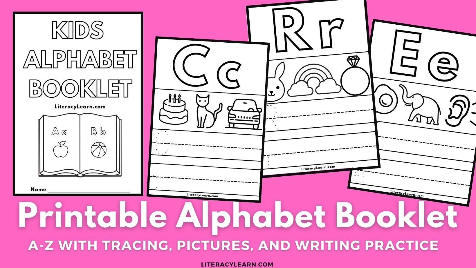 Printable Alphabet Book - Free Download! - Literacy Learn
