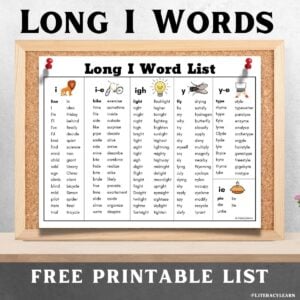 229+ Long A Words (Free Printable List) - Literacy Learn