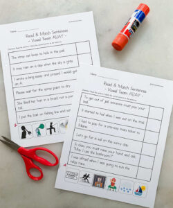 AI and AY Words: Read & Match Worksheets (FREE) - Literacy Learn