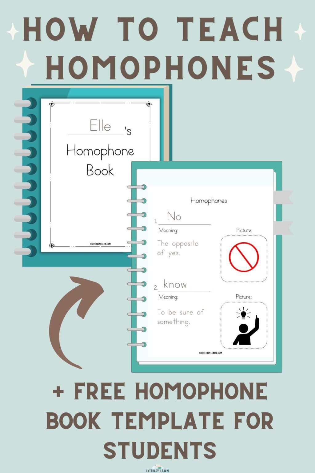 Free Homophone Worksheets for Teaching Homophones - Literacy Learn