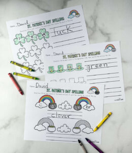 3 Free St. Patrick's Day Word Mapping Worksheets - Literacy Learn