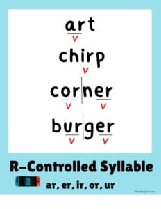 R-Controlled Phonics Bingo Game: FREE Printables - Literacy Learn