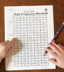 100 High-Frequency Words: FREE Flashcards (SOR-aligned) - Literacy Learn