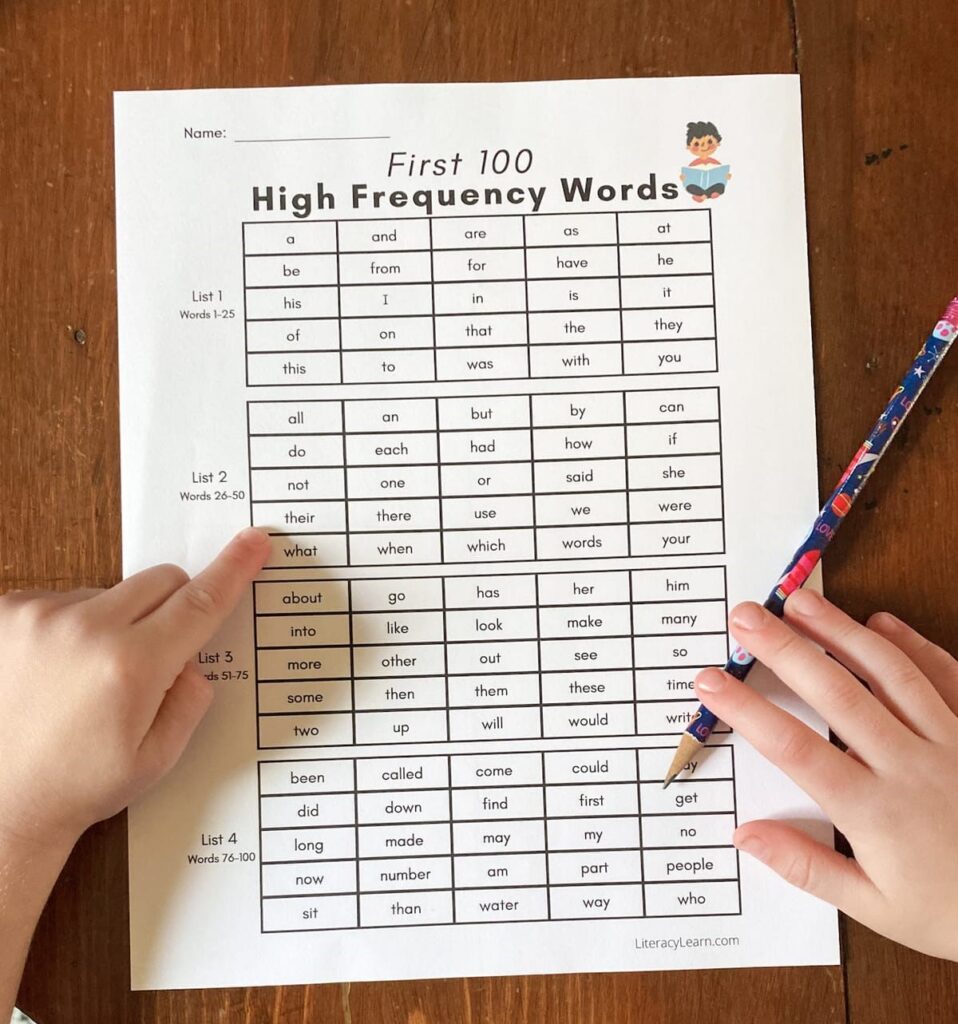 Teaching High Frequency Words 7 Free Poems Literacy Learn