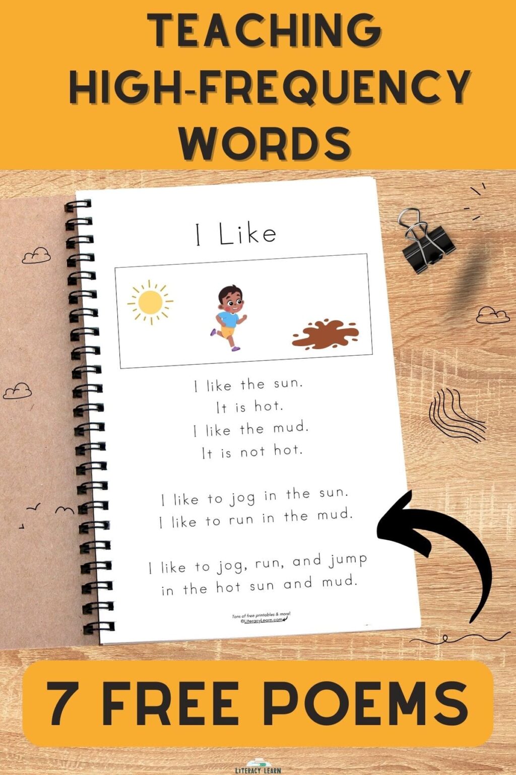 Teaching High-Frequency Words: 7 Free Poems - Literacy Learn