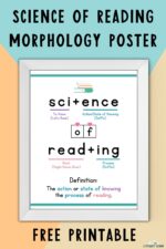 Science of Reading Morphology Poster - Free Printable! - Literacy Learn