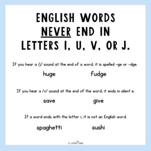 Spelling Rules: Which Rules to Teach + Free Printables - Literacy Learn