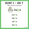 The 9 Jobs of Silent E: Teaching Tips & Free Sort - Literacy Learn