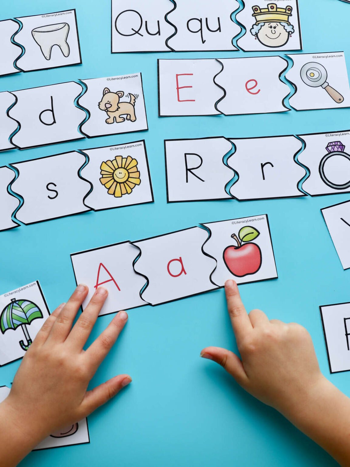 Match the Letters with Pictures - Free Printables - Literacy Learn