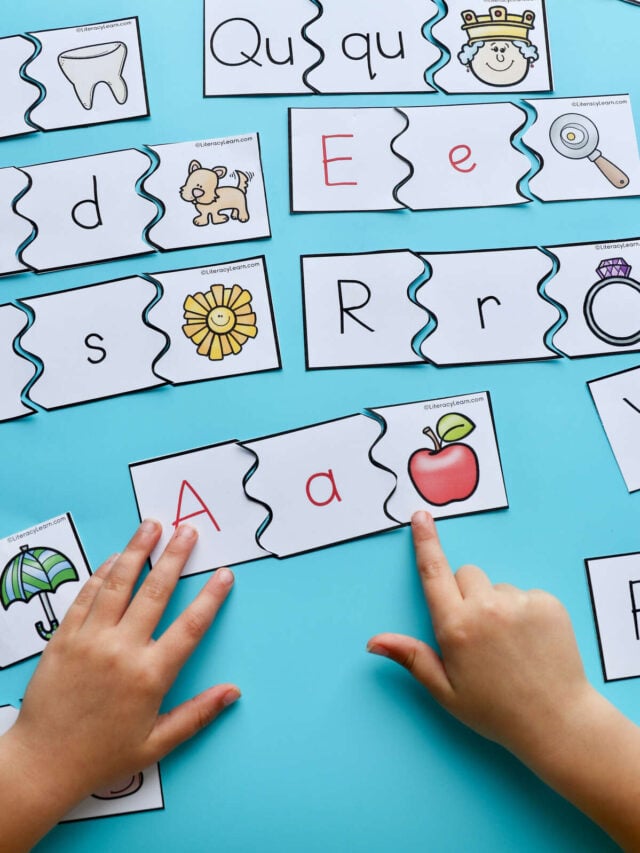 Match the Letters with Pictures - Free Printables - Literacy Learn