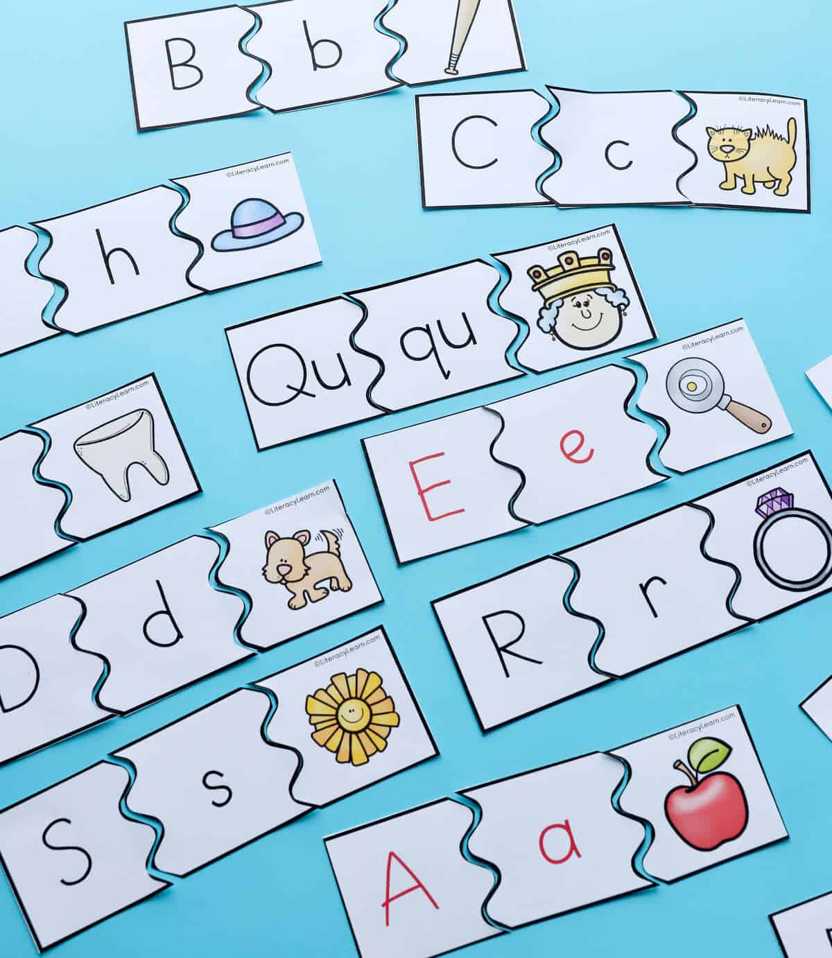 Match the Letters with Pictures - Free Printables - Literacy Learn
