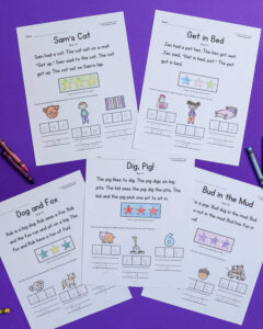 Free CVC Word Decodable Stories for Reading & Spelling - Literacy Learn
