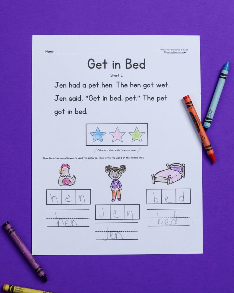 Free CVC Word Decodable Stories for Reading & Spelling - Literacy Learn