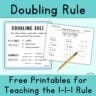 Doubling Rule: Free Printables for Teaching Spelling - Literacy Learn