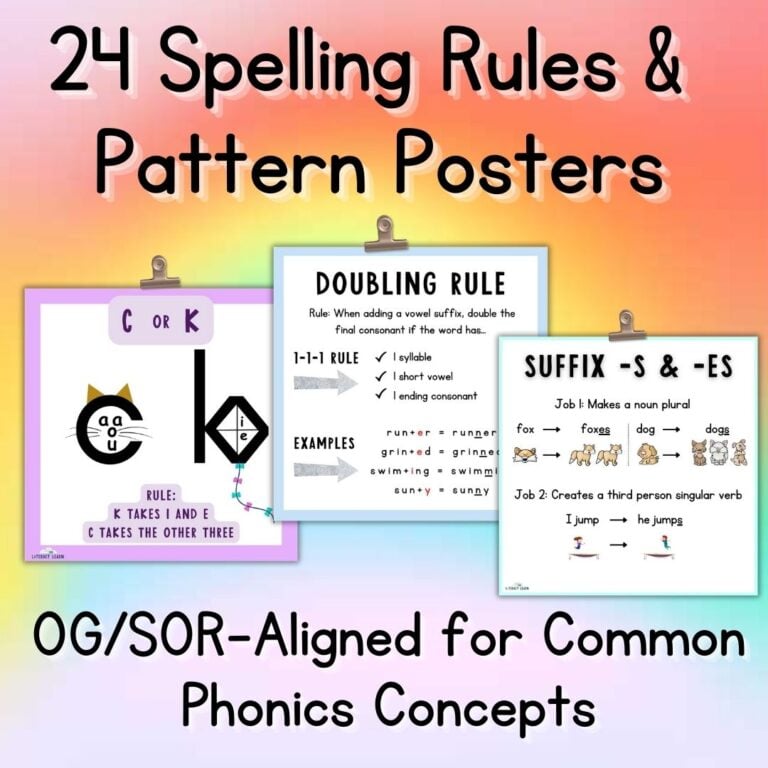 The Changing Rule (Y to I Rule) + Free Printable - Literacy Learn
