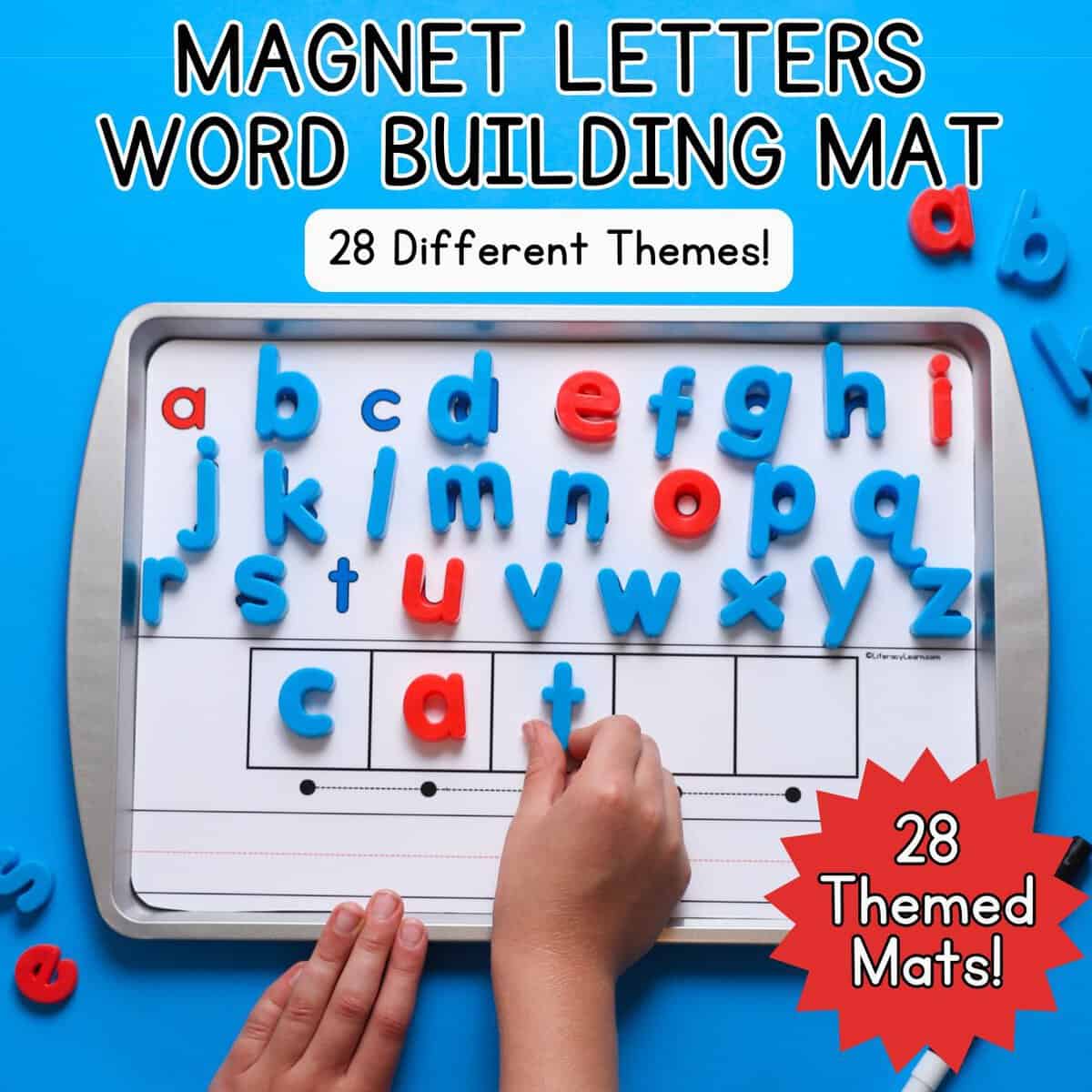 Free Pumpkin Magnet Letters Mat Activity - Literacy Learn