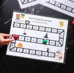 Halloween CVC Roll & Read Games - 5 FREE Printables - Literacy Learn