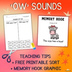 OW Sounds: Free Printables - Literacy Learn