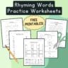 Teaching Rhyming Words - Literacy Learn