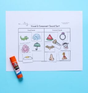 Vowels & Consonants Worksheets: FREE Printables! - Literacy Learn