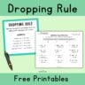 Dropping Rule: Free Printables for Teaching Spelling - Literacy Learn