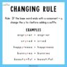 The Changing Rule (Y to I Rule) + Free Printable - Literacy Learn