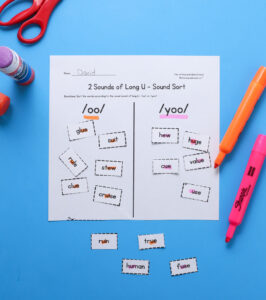 Long U Worksheets: 5 Free Printables - Literacy Learn