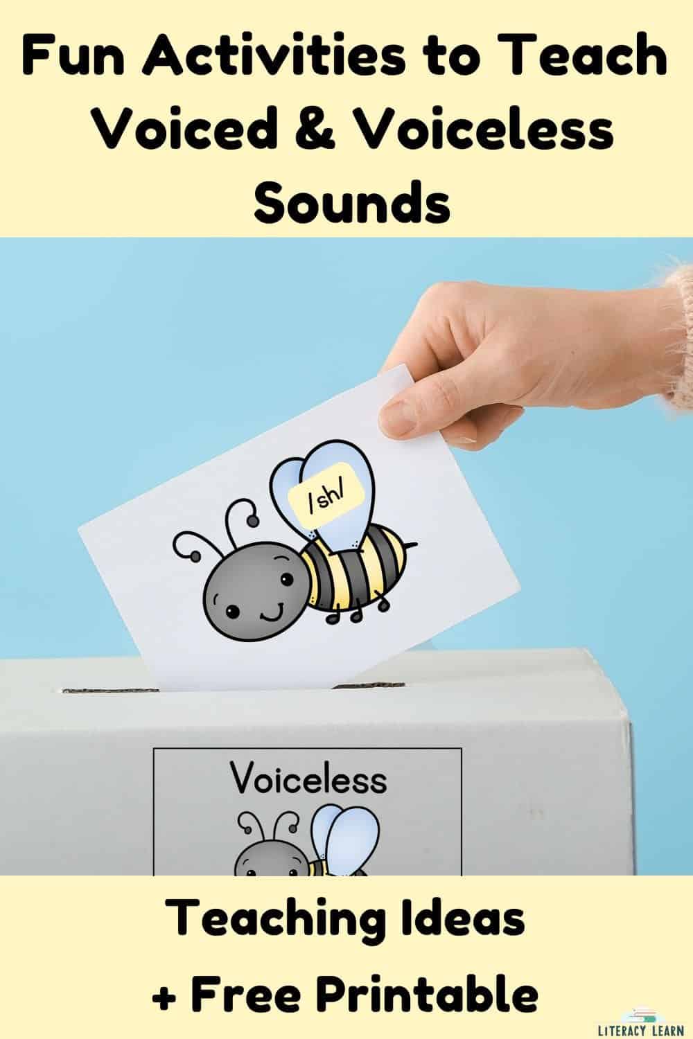 Activities to Teach Voiced and Voiceless Sounds - Literacy Learn