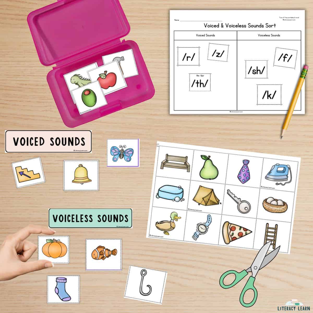 Activities to Teach Voiced and Voiceless Sounds - Literacy Learn