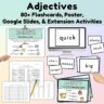 Adjectives Flashcards - 80+ Free Printables - Literacy Learn