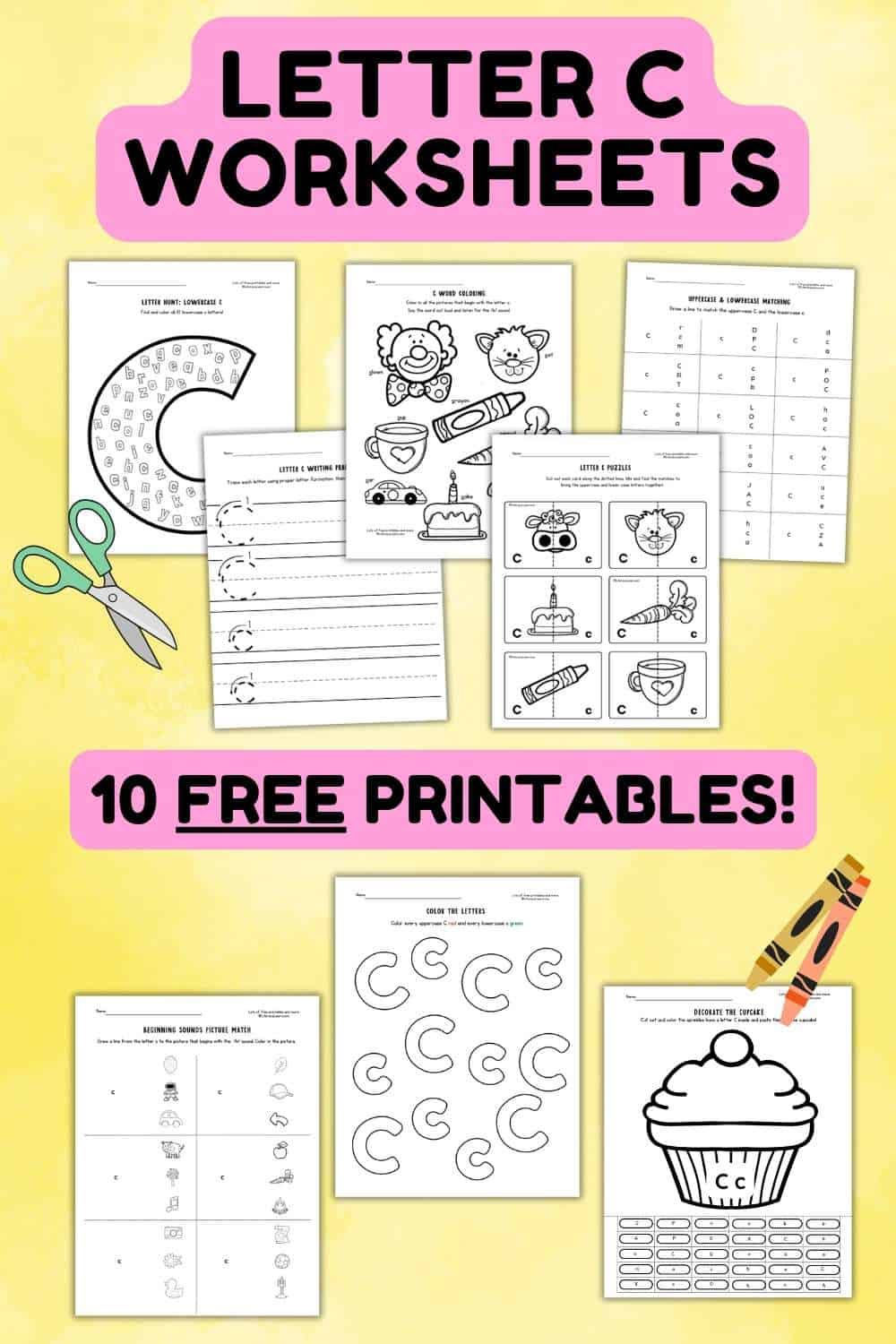 Letter C Worksheets - 10 FREE Printables! - Literacy Learn