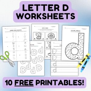 Letter D Worksheets - 10 FREE Printables - Literacy Learn