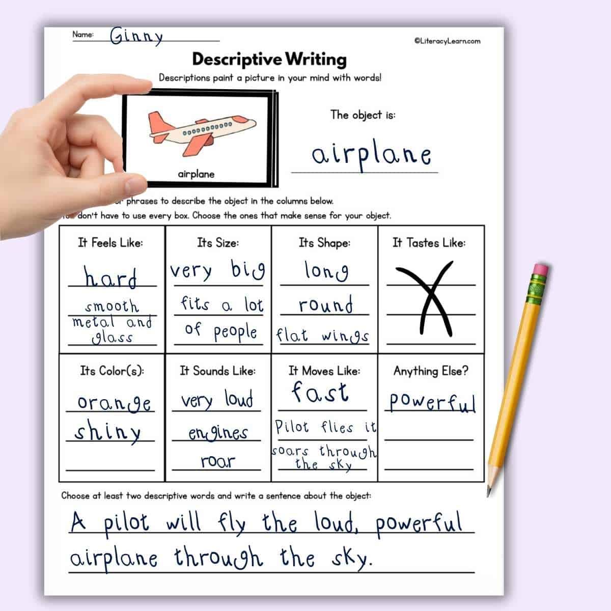 Descriptive Writing Object Cards - FREE Printables! - Literacy Learn