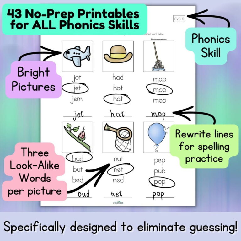 Using Look-Alike Words for Phonics + Free Digraph Printables ...